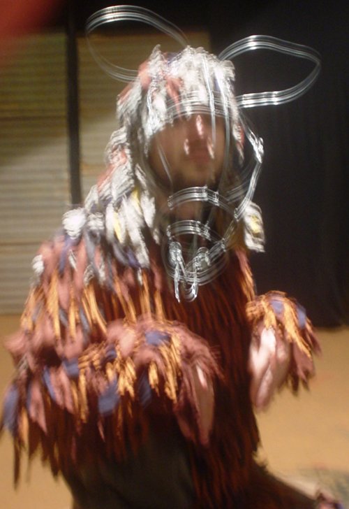elliot_howard_as_the_kangaroo_god.jpg | Unseen Theatre Company